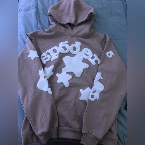 spider worldwide | Shirts | Brown Sp5der Hoodie | Poshmark